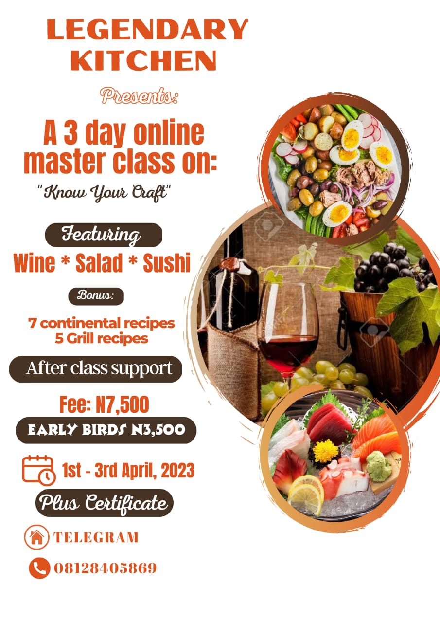 Buy Know Your Craft: A 3 Days Masterclass On Wine, Salad & Sushi by ...