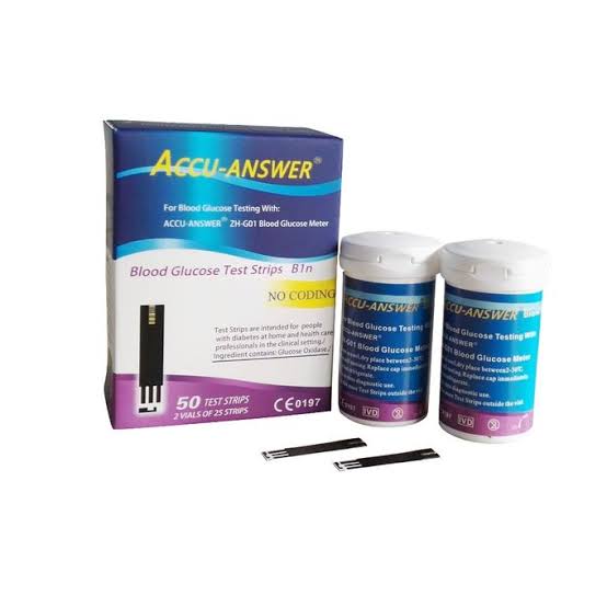 Buy Accu Answer Glucometer(with Strips) by Festus Oguekwe on Selar