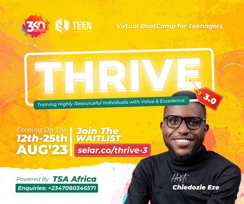 Buy THRIVE 3.0 (360° SUCCESS BOOTCAMP) by Chiedozie Eze on Selar