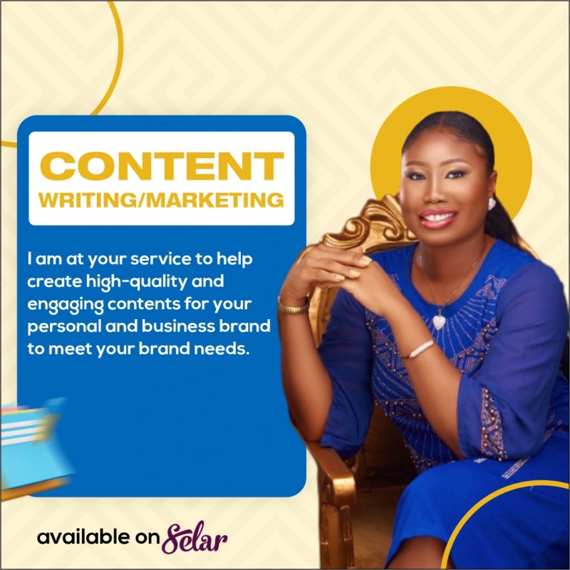 Buy CONTENT WRITING/ MARKETING by Chika Ike-ojukwu on Selar.co