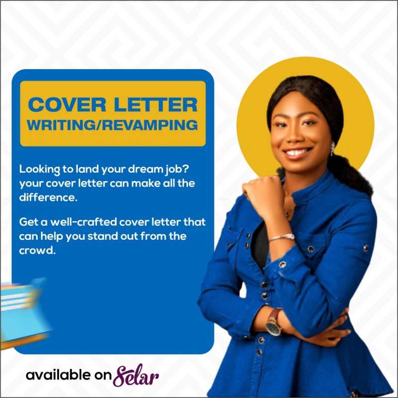 Buy COVER LETTER WRITING/REVAMPING by Chika Ike-ojukwu on Selar