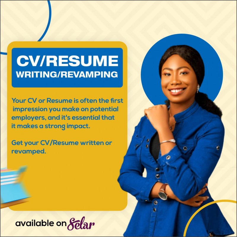 Buy CV/RESUME WRITING & REVAMPING by Chika Ike-ojukwu on Selar