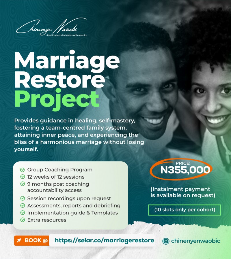 Buy Marriage Restore Project (Group coaching) by The Serenity Solutions ...