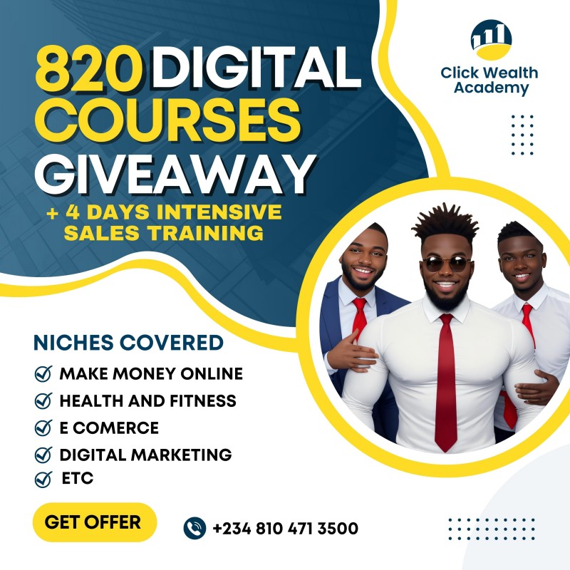 Buy 400K GIVE AWAY (800+ premium Digital Courses & 200+premium Apps for Android/iOS devices) by ...