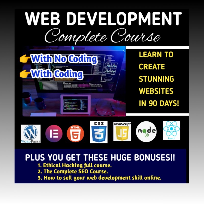 Buy WEB DEVELOPMENT FULL COURSE by PREDI CONCEPTS on Selar