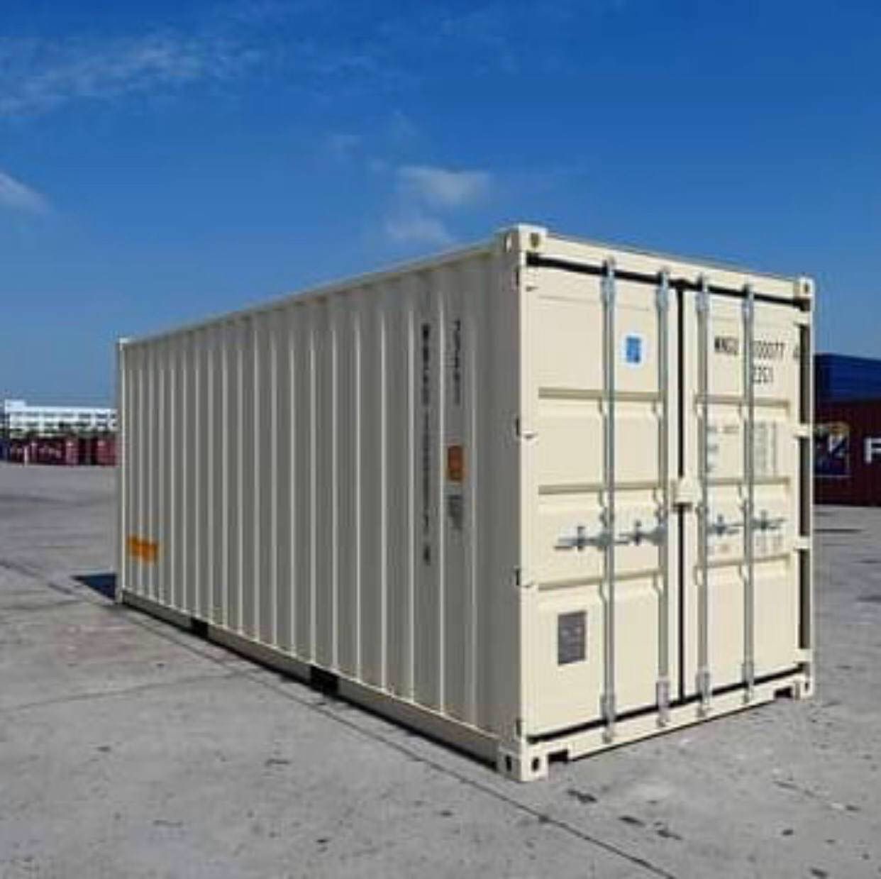 Buy CREAM WHITE 20FT CONTAINER by Express Shipping Container on Selar