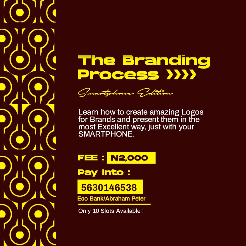 Buy THE BRANDING PROCESS W/Creative Peter by Creative Peter on Selar