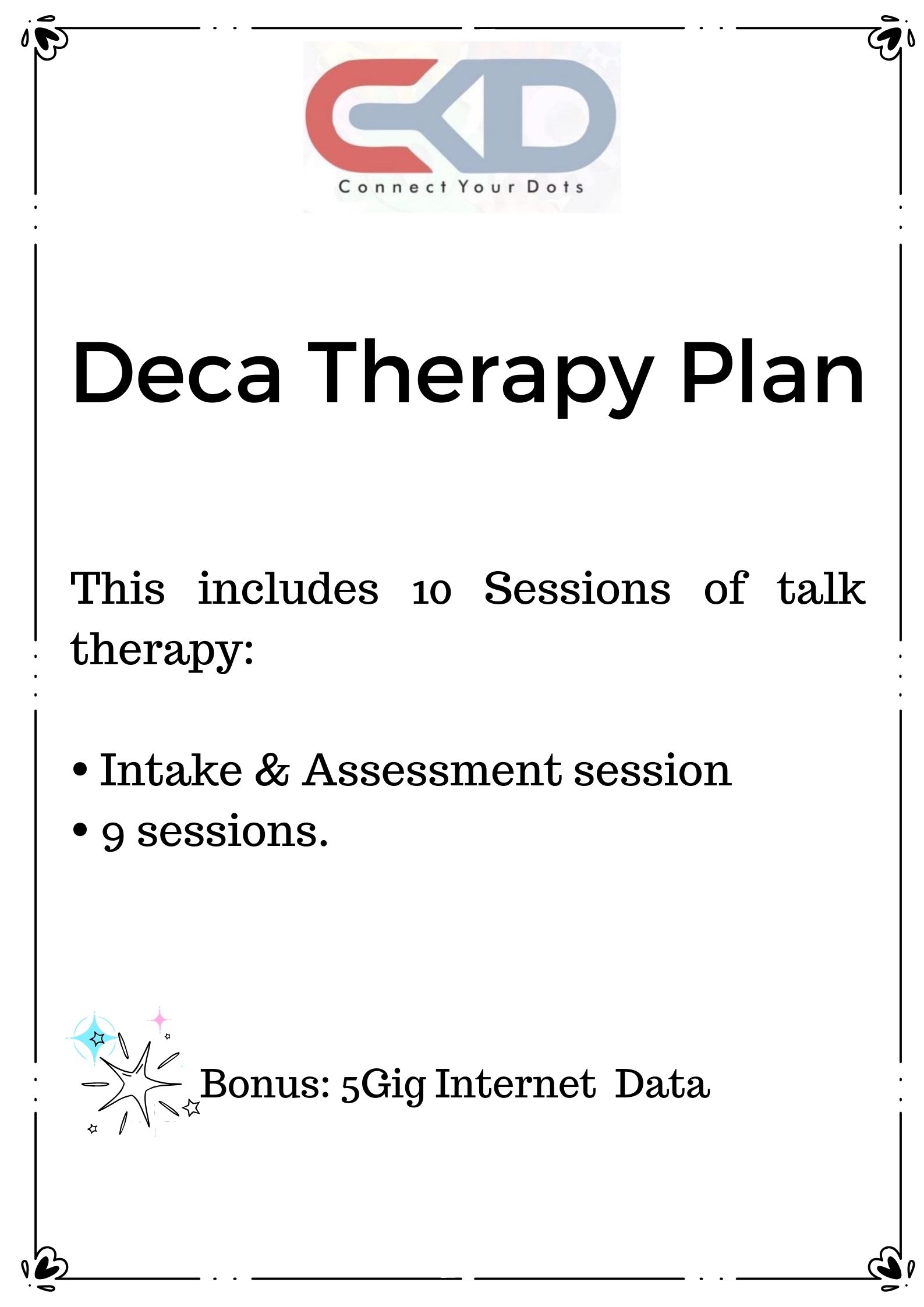 Buy Deca Therapy Plan by Cyd sessions on Selar