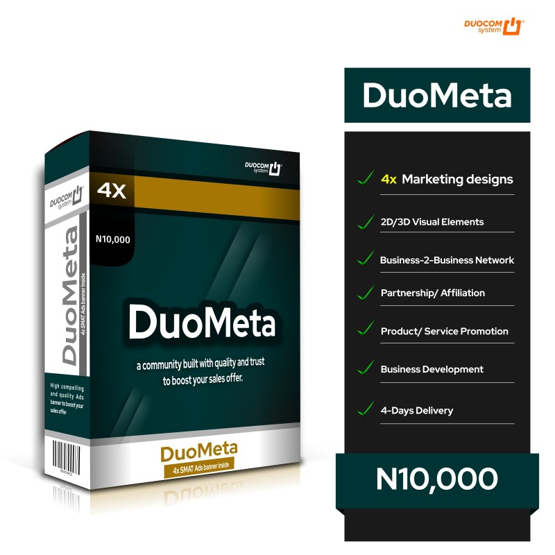 Subscribe DuoMeta by DUOCOM SYSTEM on Selar