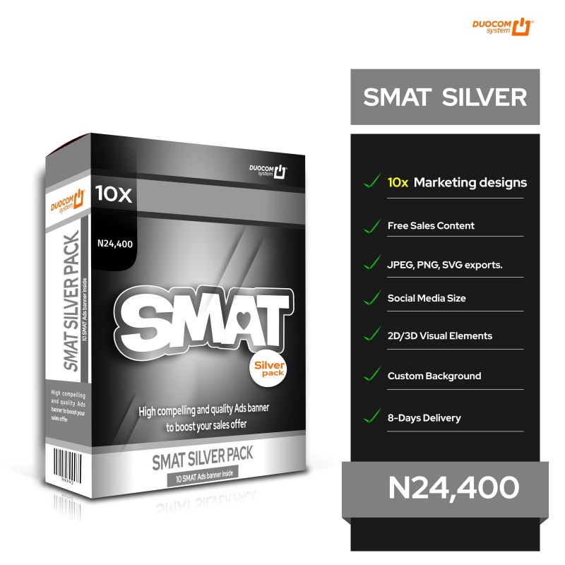 Buy SMAT (Silver Pack) by DUOCOM SYSTEM on Selar