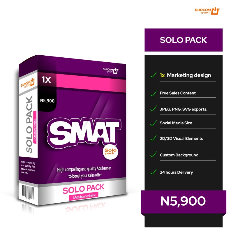 Buy SMAT (Solo Pack) by DUOCOM SYSTEM on Selar