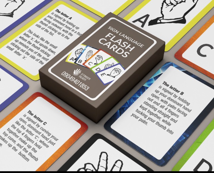 Buy SIGN LANGUAGE FLASHCARDS by Adeoti Fadekemi on Selar
