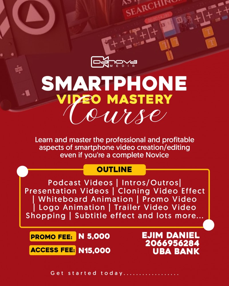 Buy VIDEO MASTERY BUNDLE by Daniel Ejim on Selar
