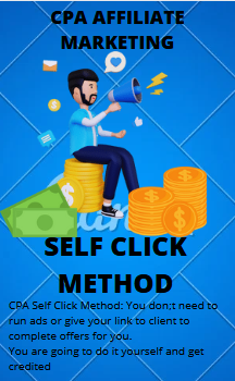 Buy Self Click Method on CPA Affiliate Marketing by Dan Promise C. on Selar