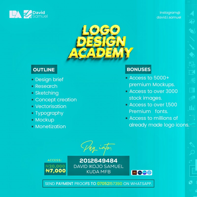Buy LOGO DESIGN ACADEMY by Samuel David on Selar