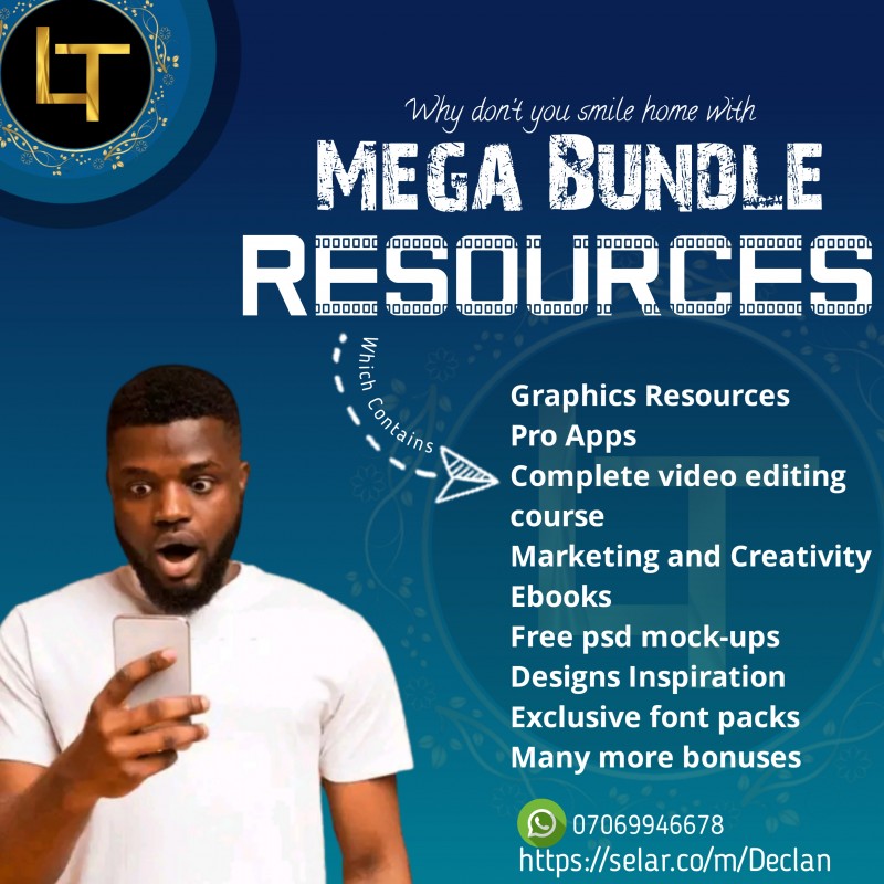 Buy Mega Bundle Resources by Declan Ihechukwu on Selar