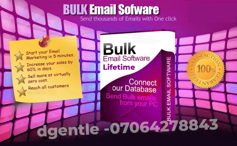 Buy BULK LIFETIME EMAIL EXTRACTOR AND SENDER by Dgentle Multi Service ...