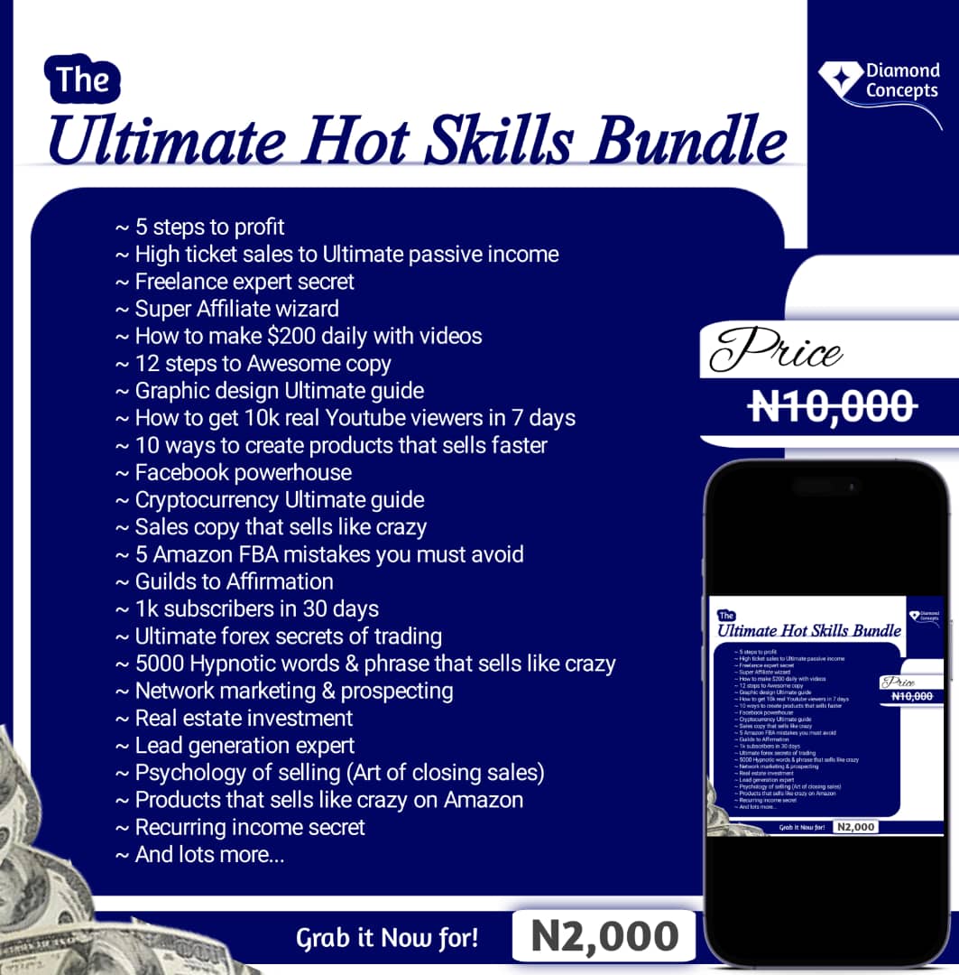 Buy THE ULTIMATE HOT SKILLS BUNDLE by Chukwunuru Anointing on Selar