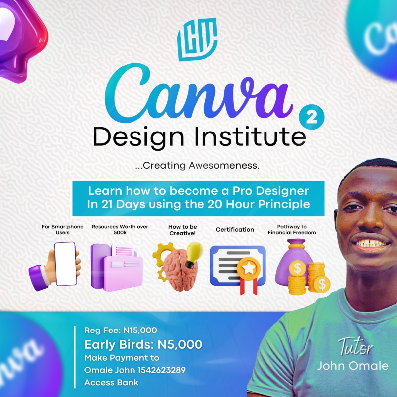 Buy Canva Design Institute by John Omale on Selar