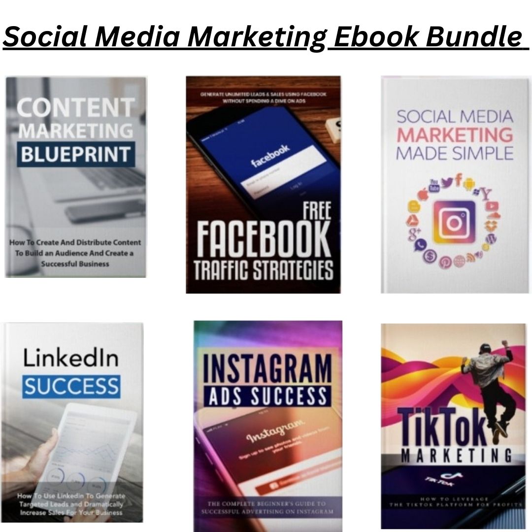 Buy Social Media Marketing Ebook Bundle by DigiMart on Selar