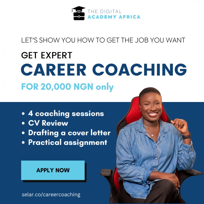 Buy Career coaching by The Digital Academy Africa on Selar