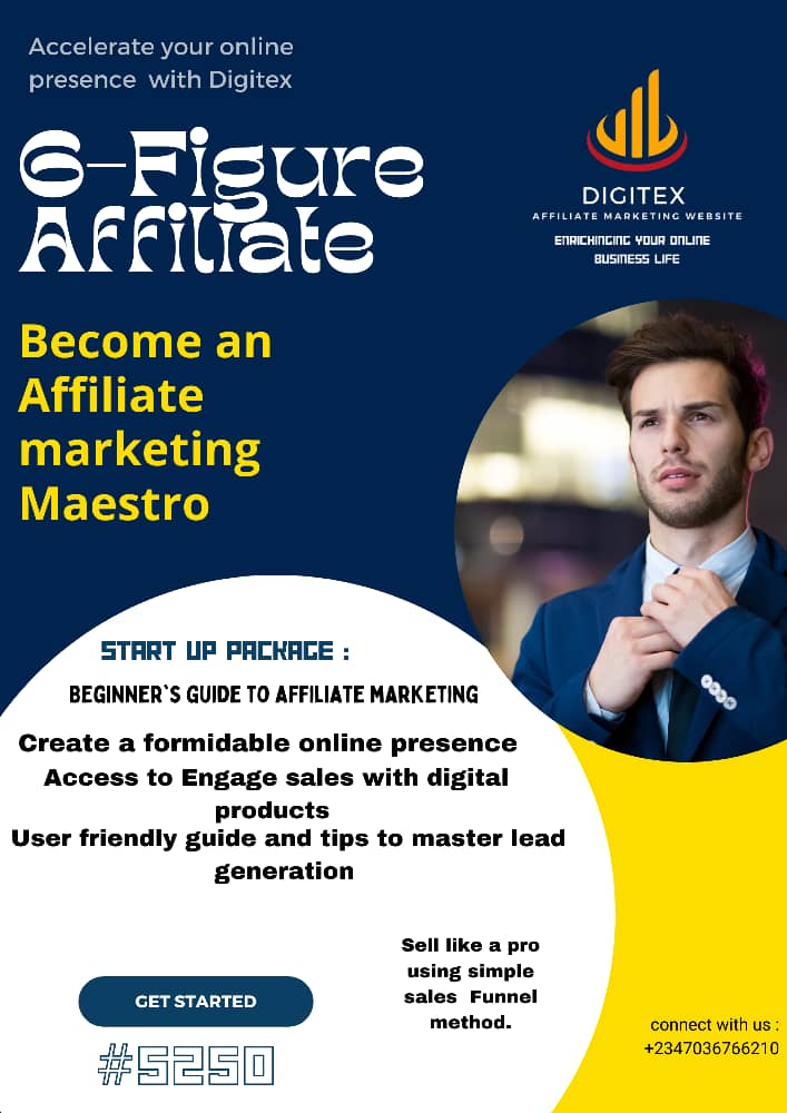 Buy Digitex Affiliate Blueprint by DTG Tutorial Hub on Selar