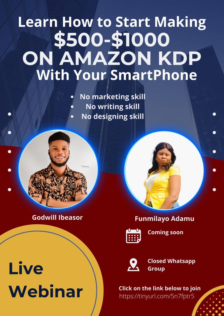 Buy Amazon kdp Mentorship by Godwill Ikechukwu Ibeasor on Selar