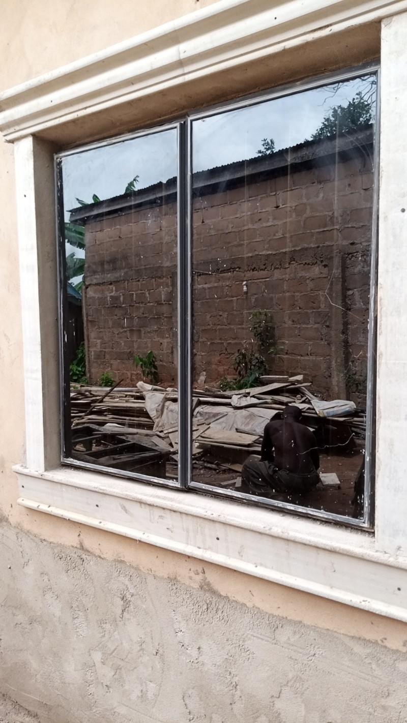 Buy Flameless windows with dark glass and protectors by Okpala ...