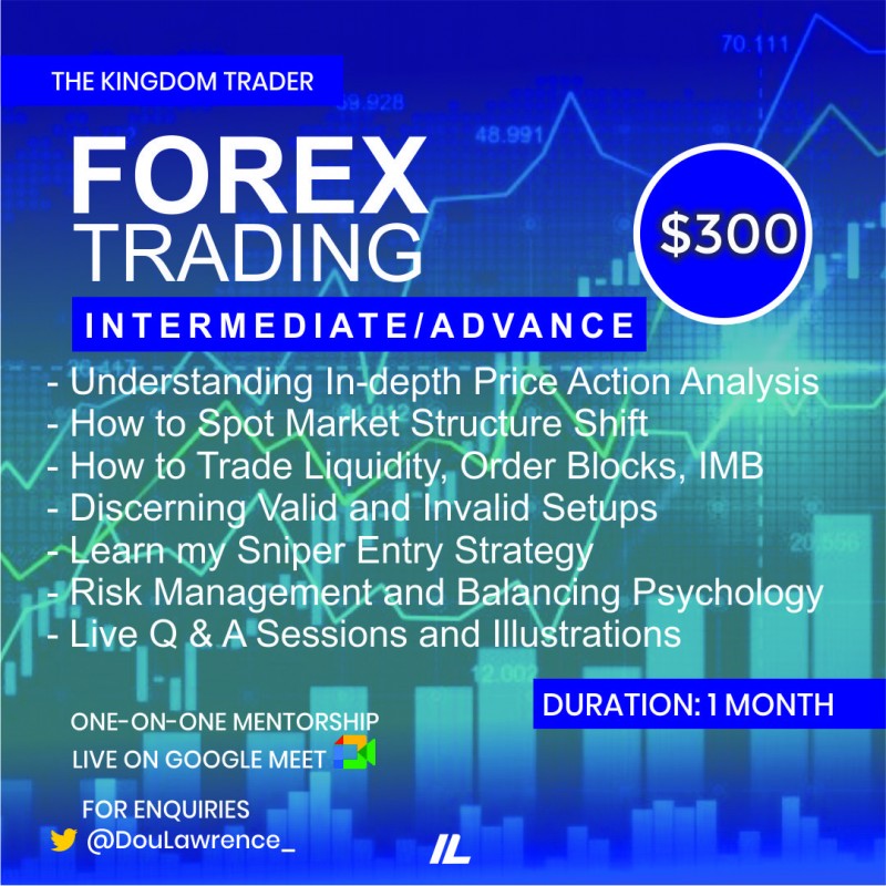 Buy Intermediate - Advance Forex Trading Course by Dou Lawrence on Selar