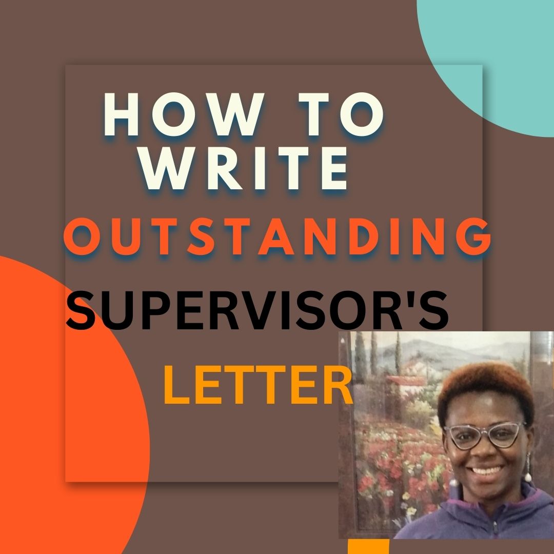Buy HOW TO WRITE AN OUTSTANDING SUPERVISOR'S LETTER by Chigozie C ...