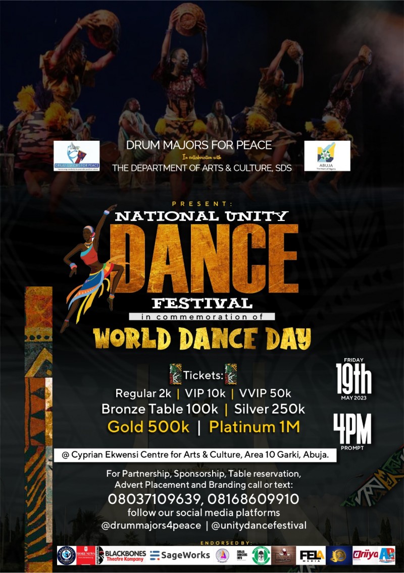 Buy NATIONAL UNITY DANCE FESTIVAL by Drum Majors For Peace on Selar