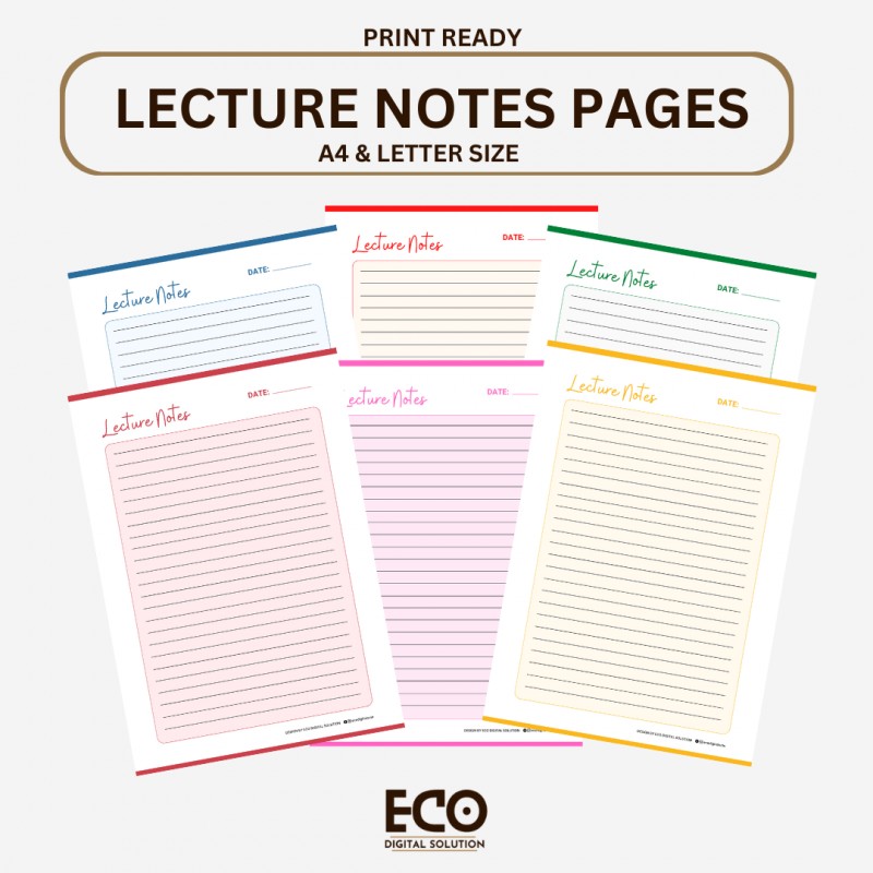 Buy LECTURE NOTES PAGES by ECO DIGITAL SOLUTION on Selar.co