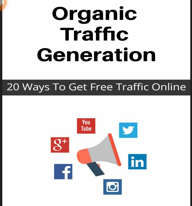 Buy Organic Traffic Generation: 20 ways to get free traffic online by E ...
