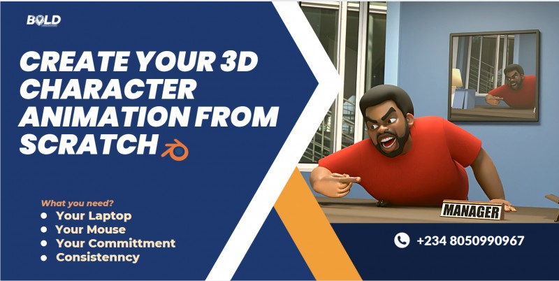 Buy CREATE 3D CHARACTER ANIMATIONS FROM SCRATCH by EFFIONG SAMUEL on Selar