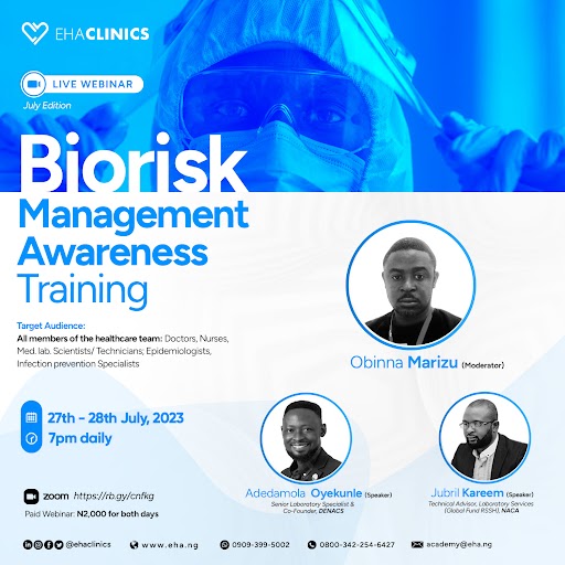 Buy Biorisk Management Awareness Training by EHA Clinics Lab Academy on ...