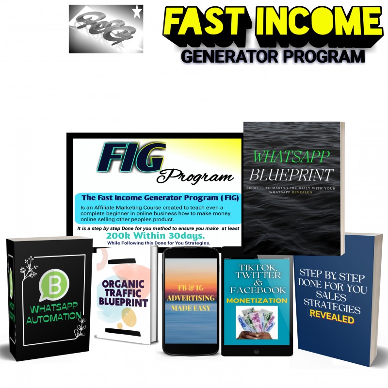 Buy FAST INCOME GENERATOR PROGRAM ( FIG ) by ENOS INSTITUTE OF VALUE ...