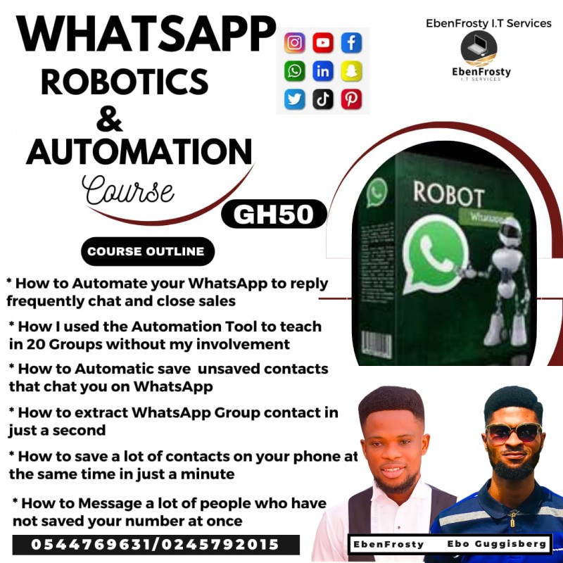 Buy WhatsApp Robotics & Automation by Emmanuel Ebo Appiah on Selar