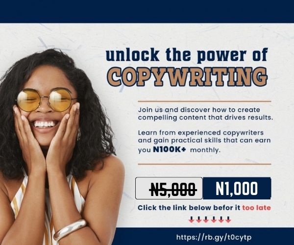 Buy Copywriting made easy, make N100k -200k monthly by Muhammad Baba ...