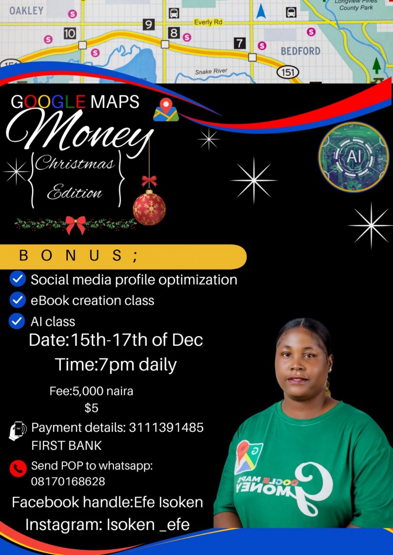 Buy Google Maps Money by Efe Isoken Happiness on Selar