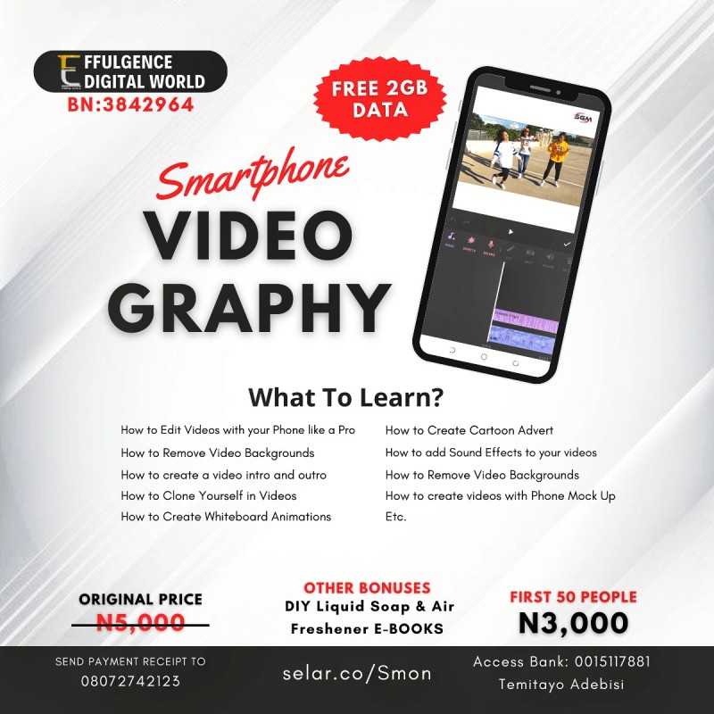 Buy Smartphone Videography by Effulgence Digital World on Selar