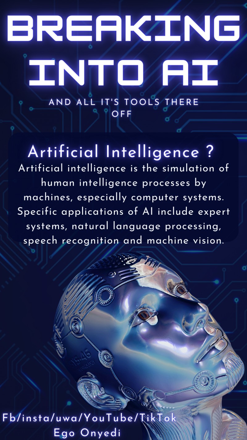 Buy Breaking into AI and all it's tools there off by Ezeigwe Onyedikachi Ego on Selar