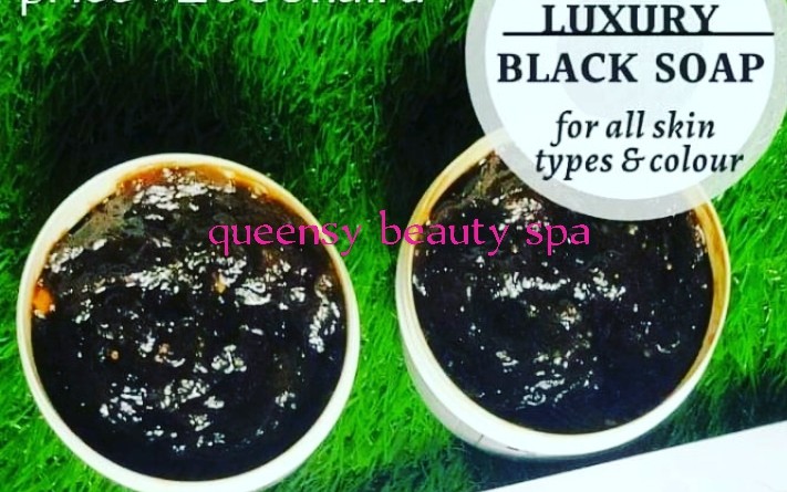 Buy Queency beauty spa luxury black soap by Chiamaka -Ehirim on Selar.co