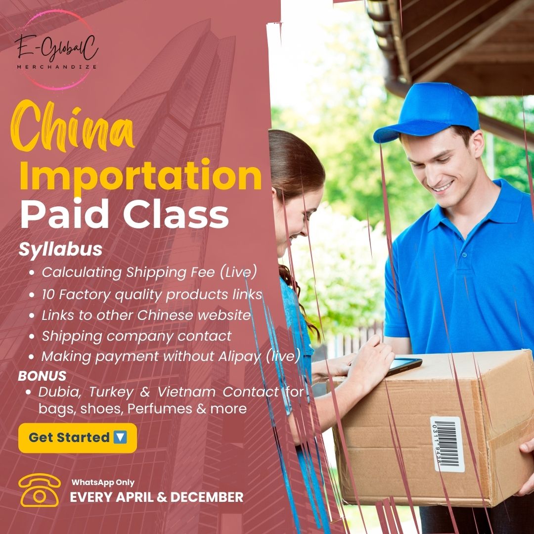 Buy PAID IMPORTATION CLASS by Olatunde Funmilola on Selar
