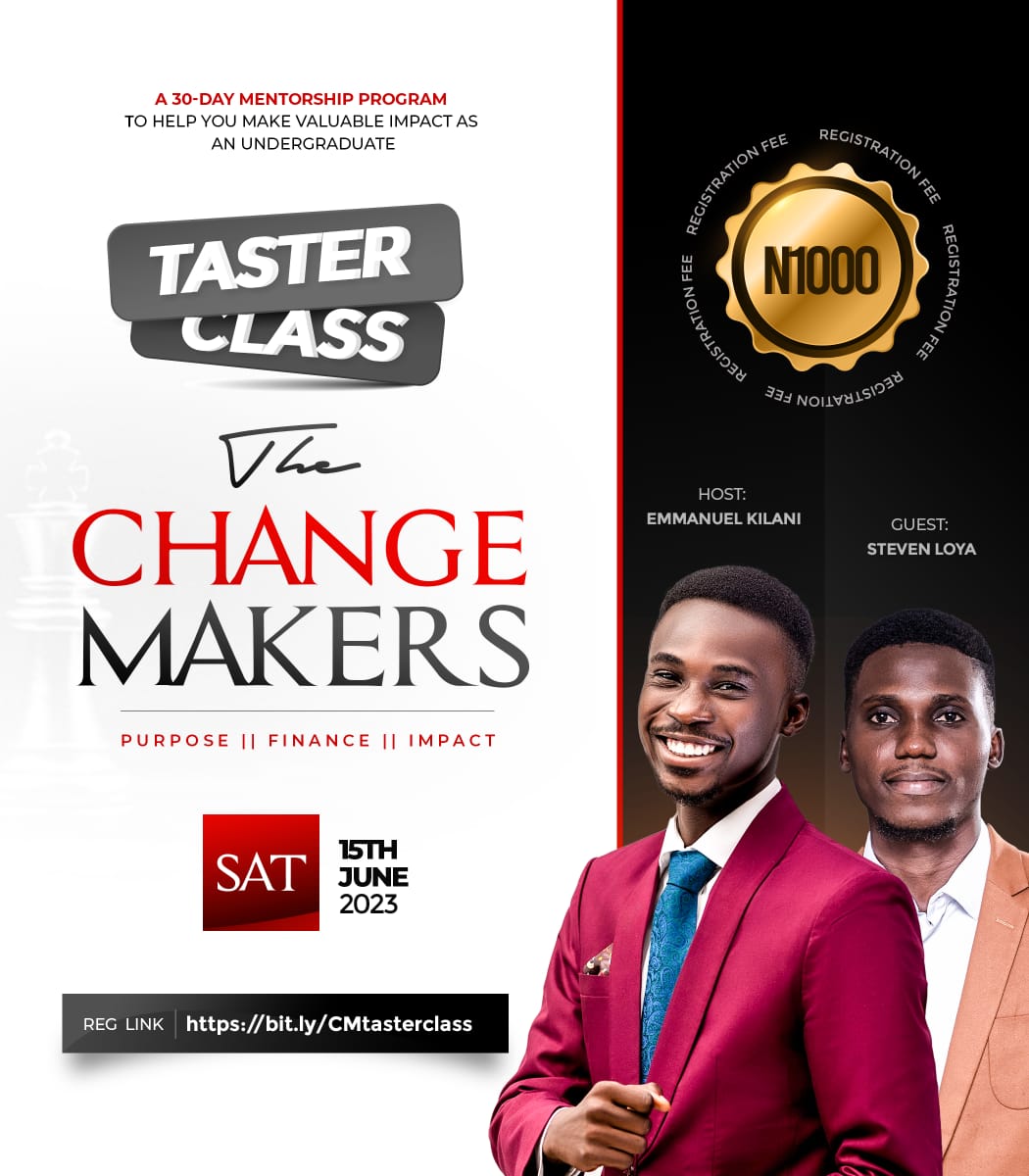 Buy The Change Makers Manual Taster Class by Emmanuel Kilani on Selar