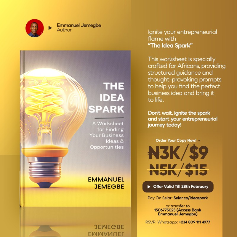 Get [Preview Copy] The Idea Spark: A Worksheet for Finding Your Business Ideas & Opportunities ...