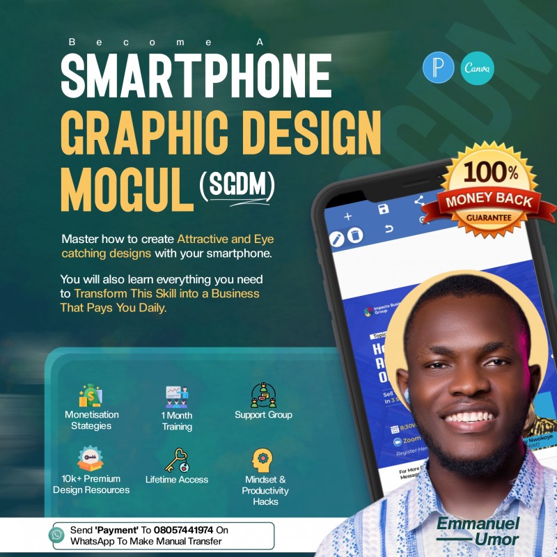 Buy The Smartphone Graphic Design Mogul by Emmanuel Umor on Selar