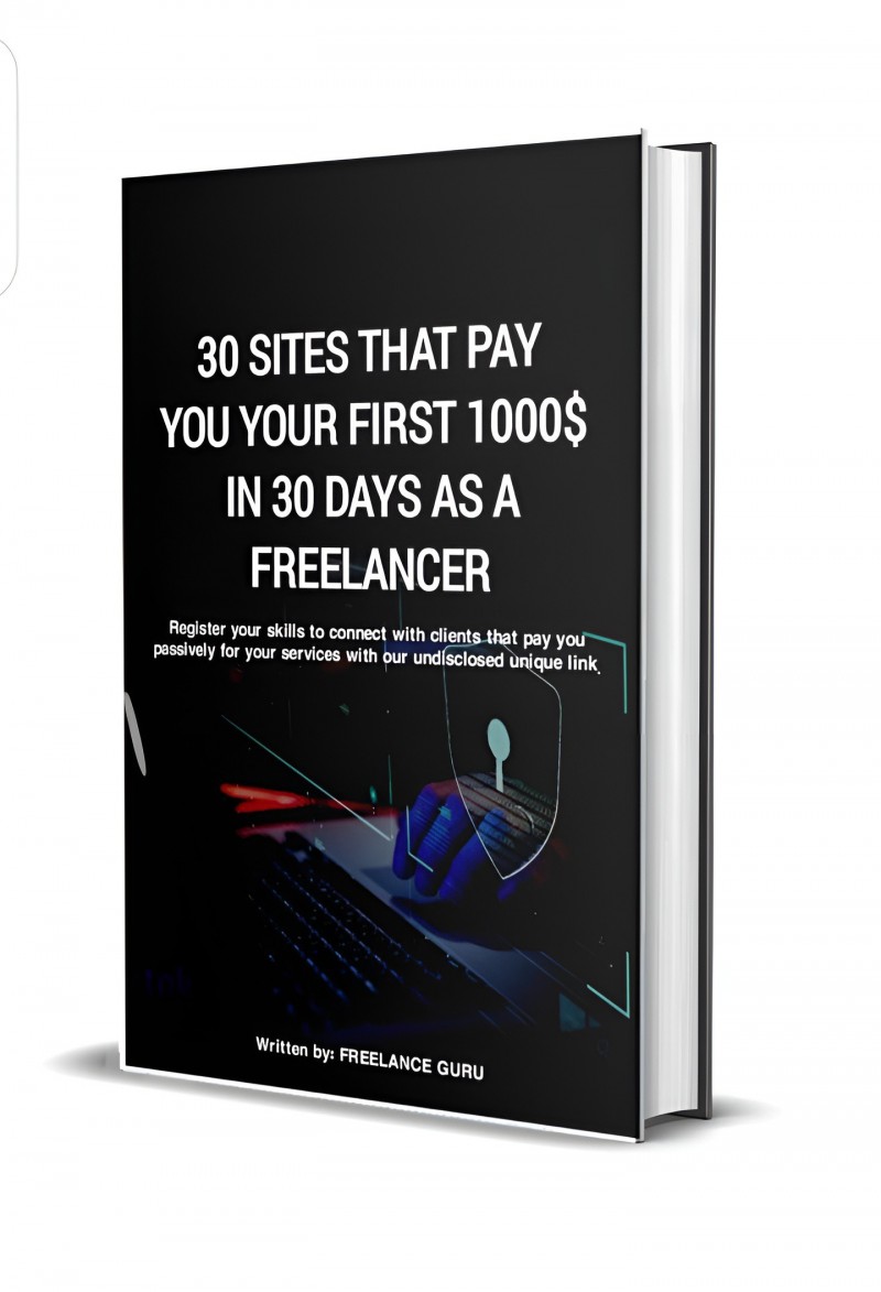 Buy 30 SITES THAT PAY YOU YOUR FIRST 1000 DOLLARS($) IN 30 DAYS AS A ...