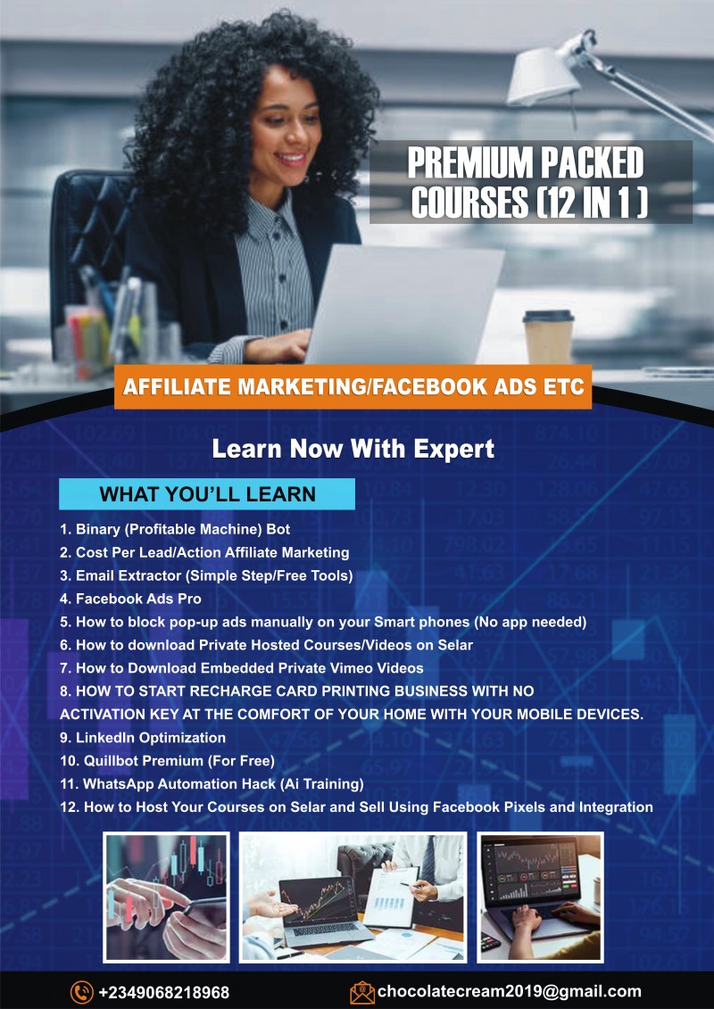 Buy PREMIUM PACKED COURSES (12 IN 1) by Osoba Kehinde on Selar