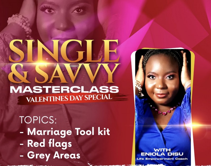 Get Single & Savvy MASTERCLASS by Eniola Disu on Selar