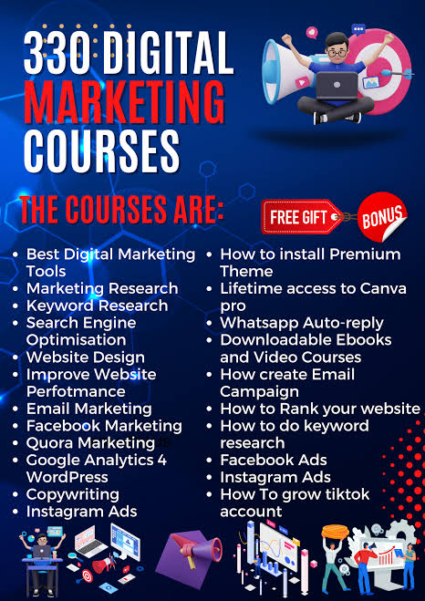 Buy 330+Digital Course by Esekwe Ebube praise on Selar